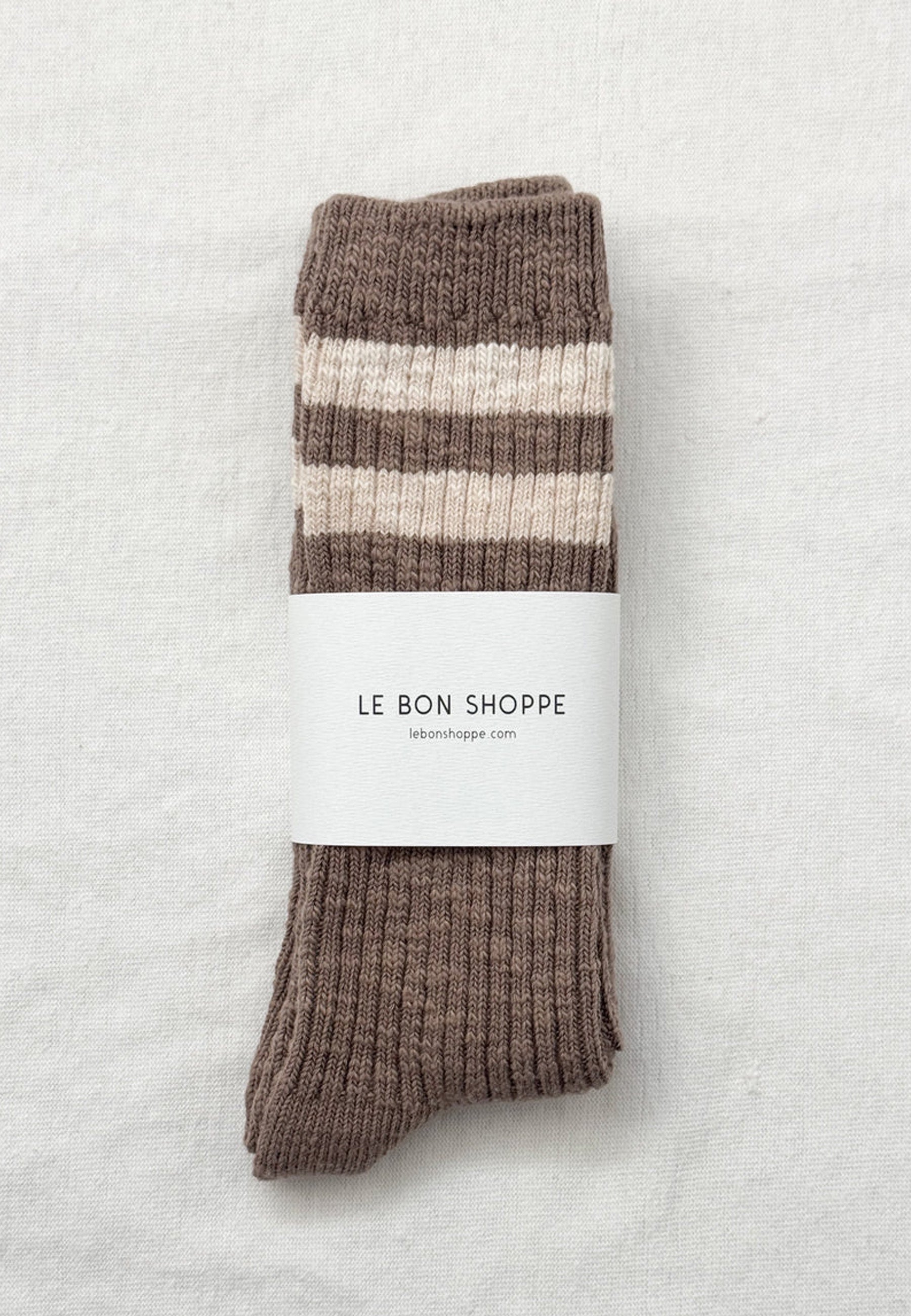 Le Bon Shoppe | Buy Cottage Varsity Socks - Flax Varsity online | Good As Gold, NZ