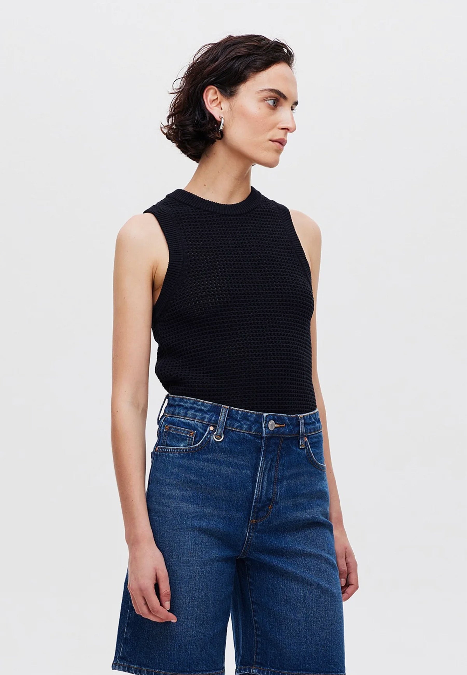 Neuw Denim | Buy Binx Crochet Tank - Black online | Good As Gold, NZ