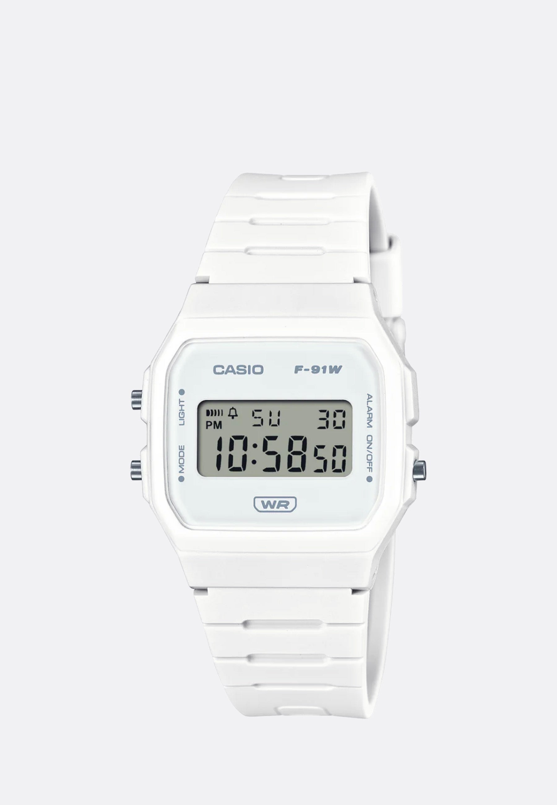 Casio | Buy Digital Watch (F91WB-7A) - White online | Good As Gold, NZ