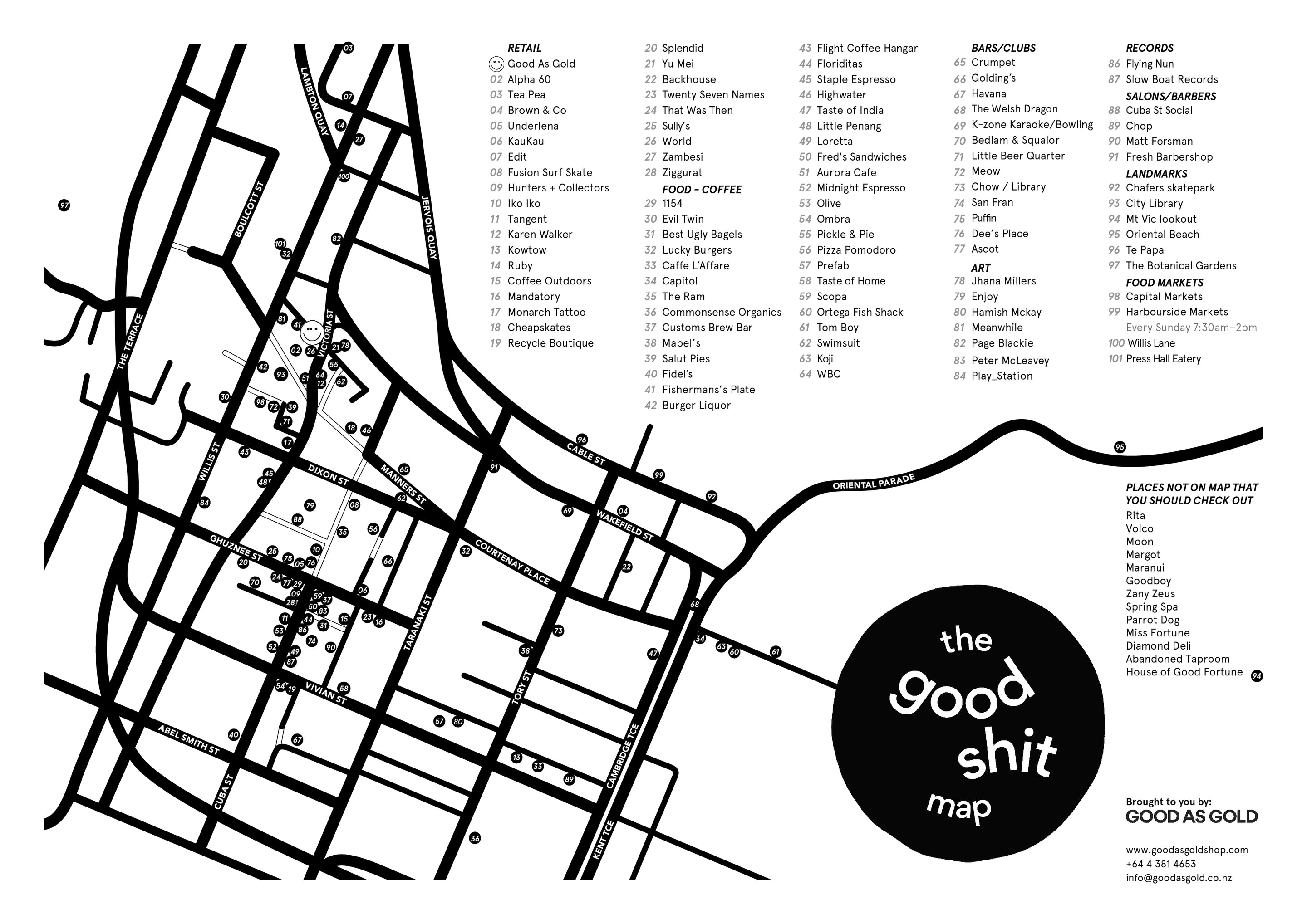 Good Shit Map | GOOD AS GOLD | NZ – Good As Gold