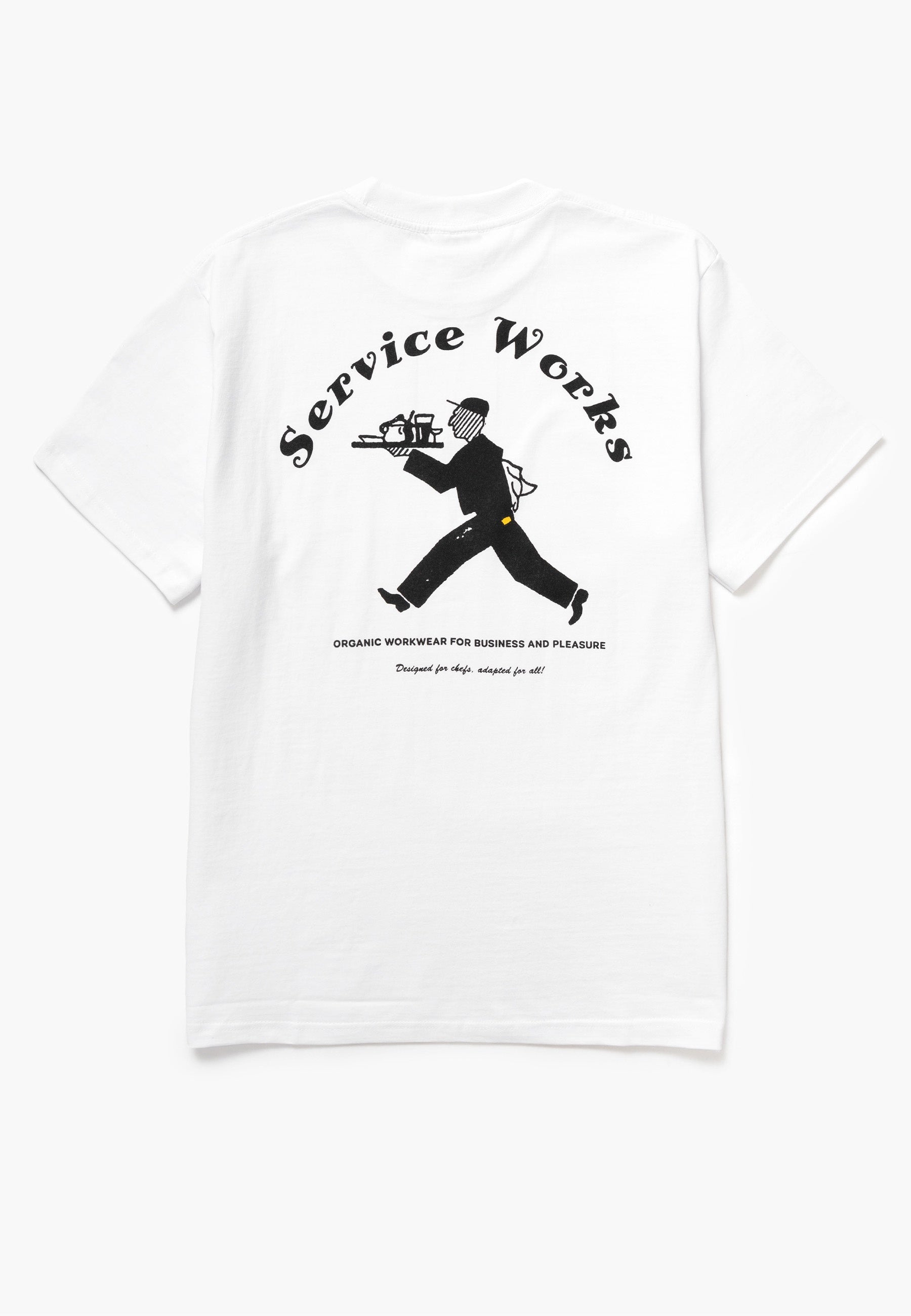 Service Works | Buy Waiter T-Shirt - White online | Good As Gold, NZ
