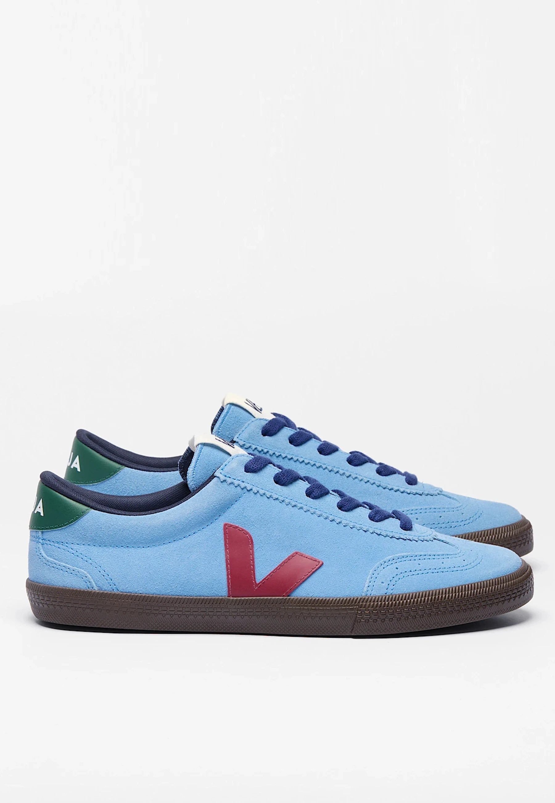 VEJA | Buy Volley Suede - Aqua/Marsala/Eagle online | Good As Gold, NZ