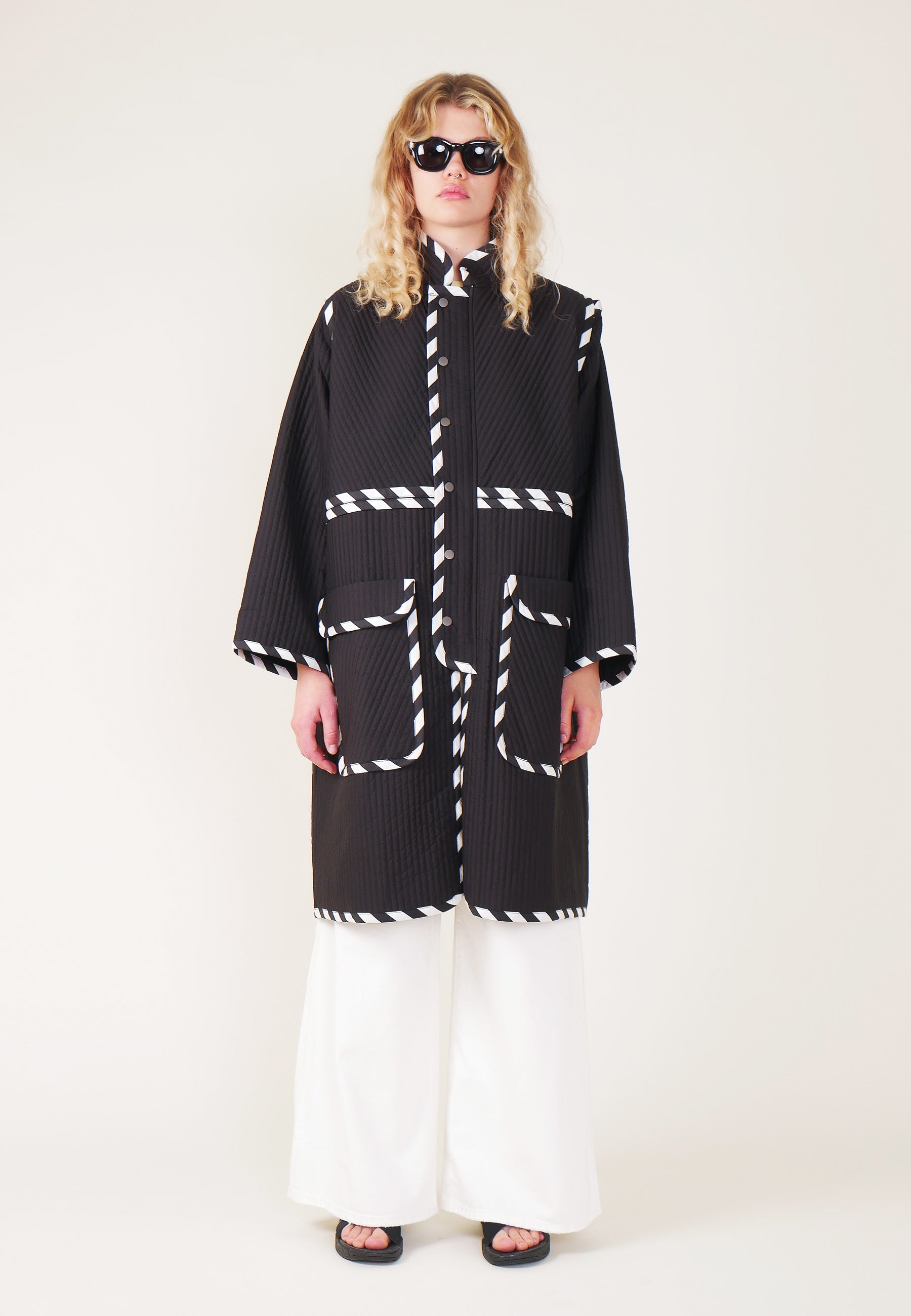 Henrik Vibskov | Buy Drop Coat - Black online | Good As Gold | NZ