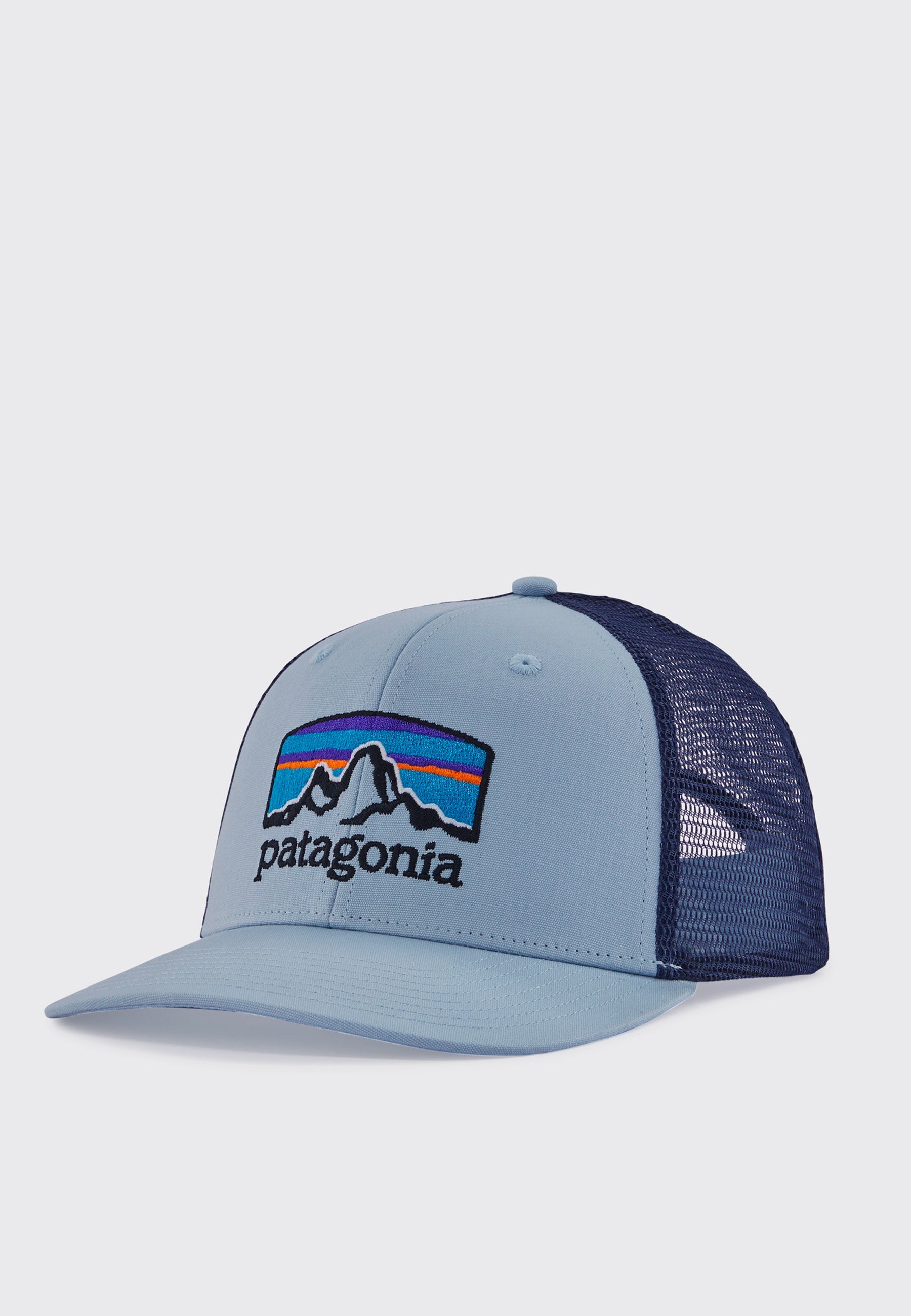 Patagonia | Buy Fitz Roy Horizons Trucker Hat - Steam Blue online ...