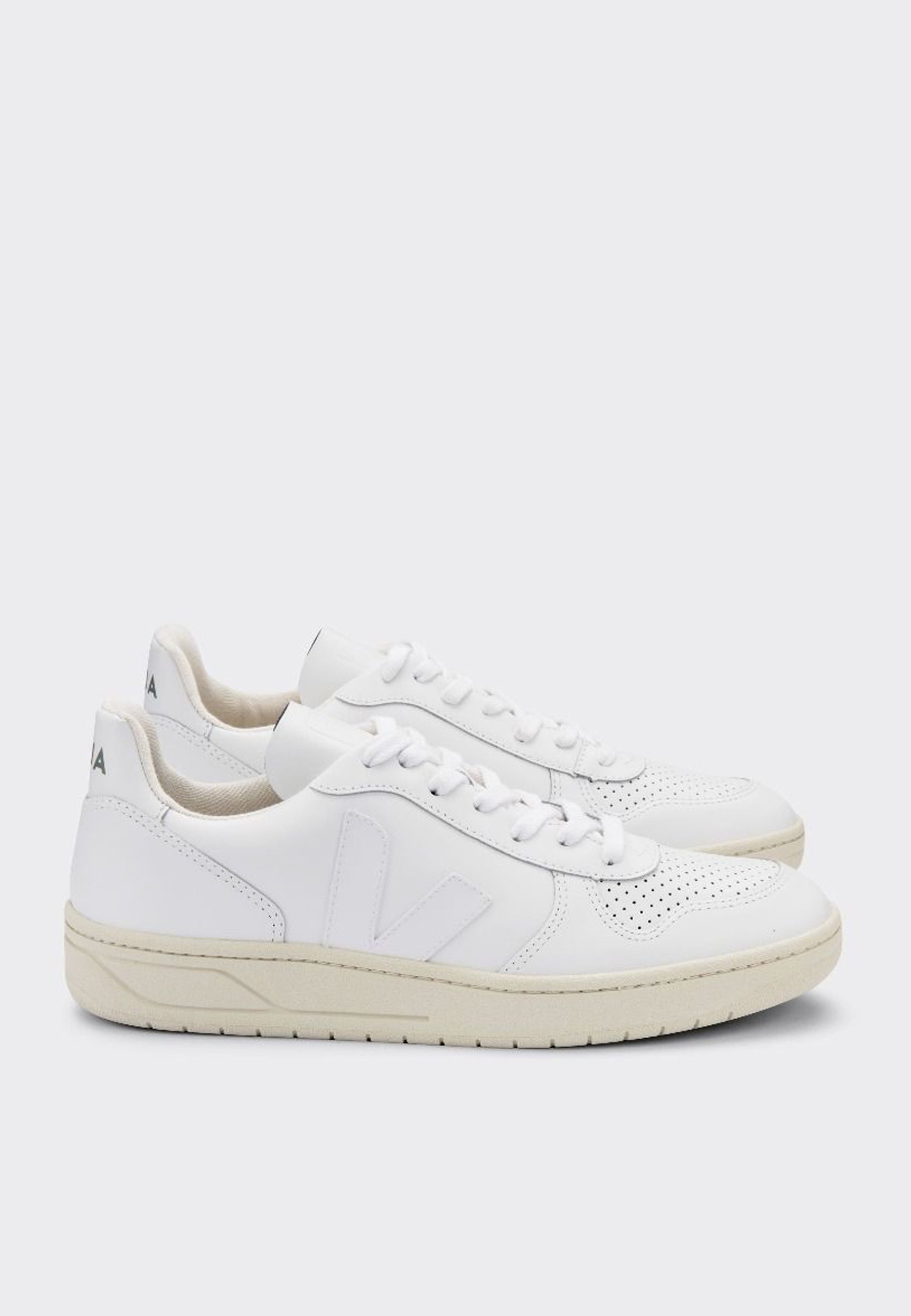 Veja | Buy V10 Leather - extra white/extra white online | Good As Gold, NZ